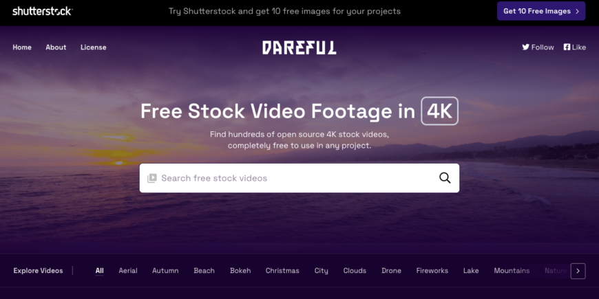 Dareful 高畫質4k影片素材免費下載，免註冊！CC授權下載 | 科技兔