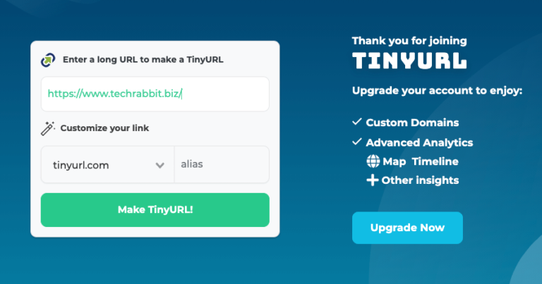 TinyUrl 線上一鍵縮網址工具，可分析短網址點擊數！ | 科技兔
