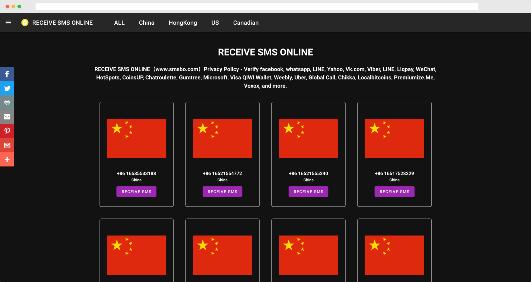 10個免費中國大陸手機號碼產生器推薦，接收簡訊驗證碼！2025 | 科技兔