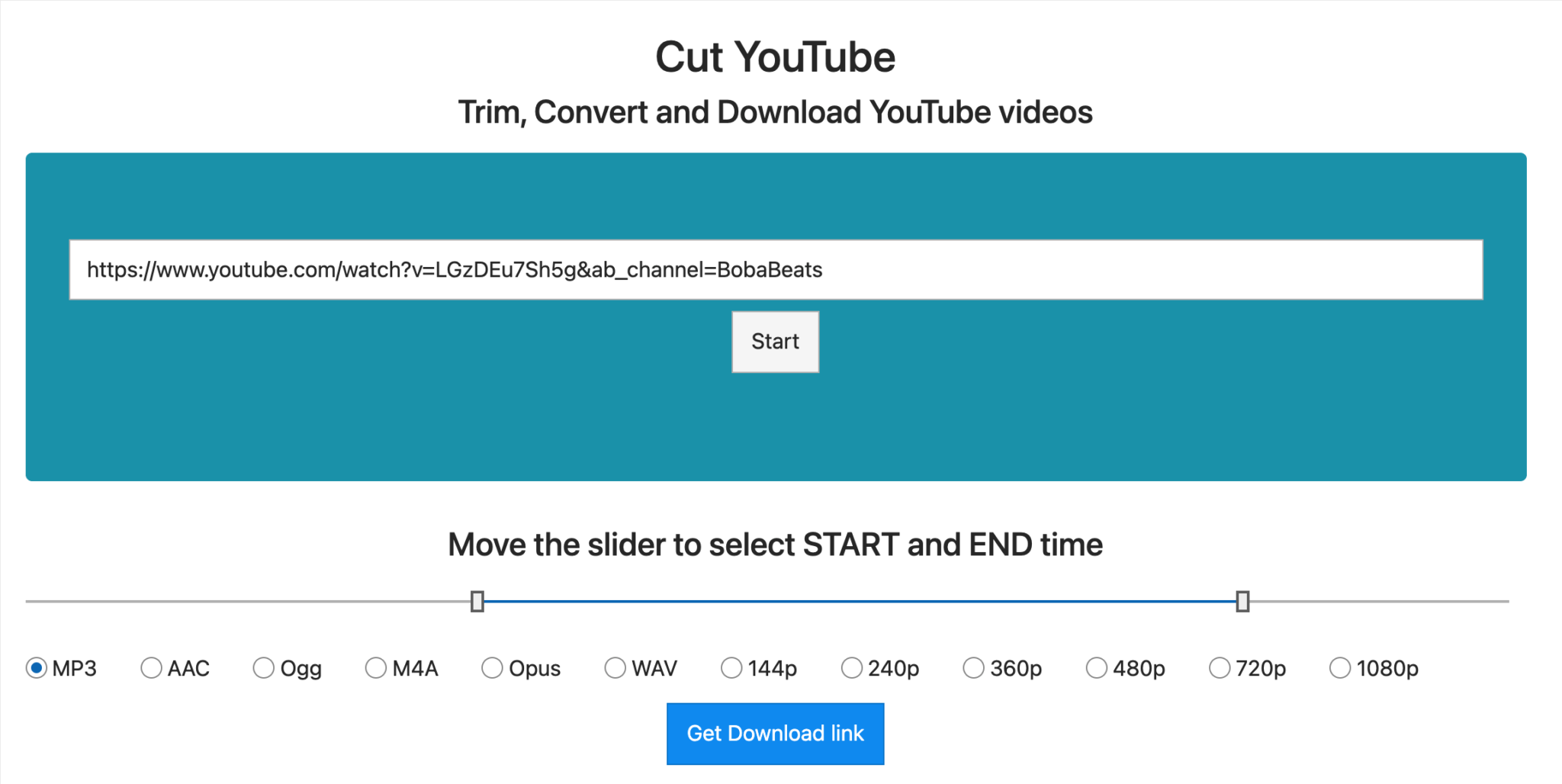 Cut YouTube 剪輯 YT 影片自訂開始結束時間，並下載成 MP4/MP3 - 科技兔