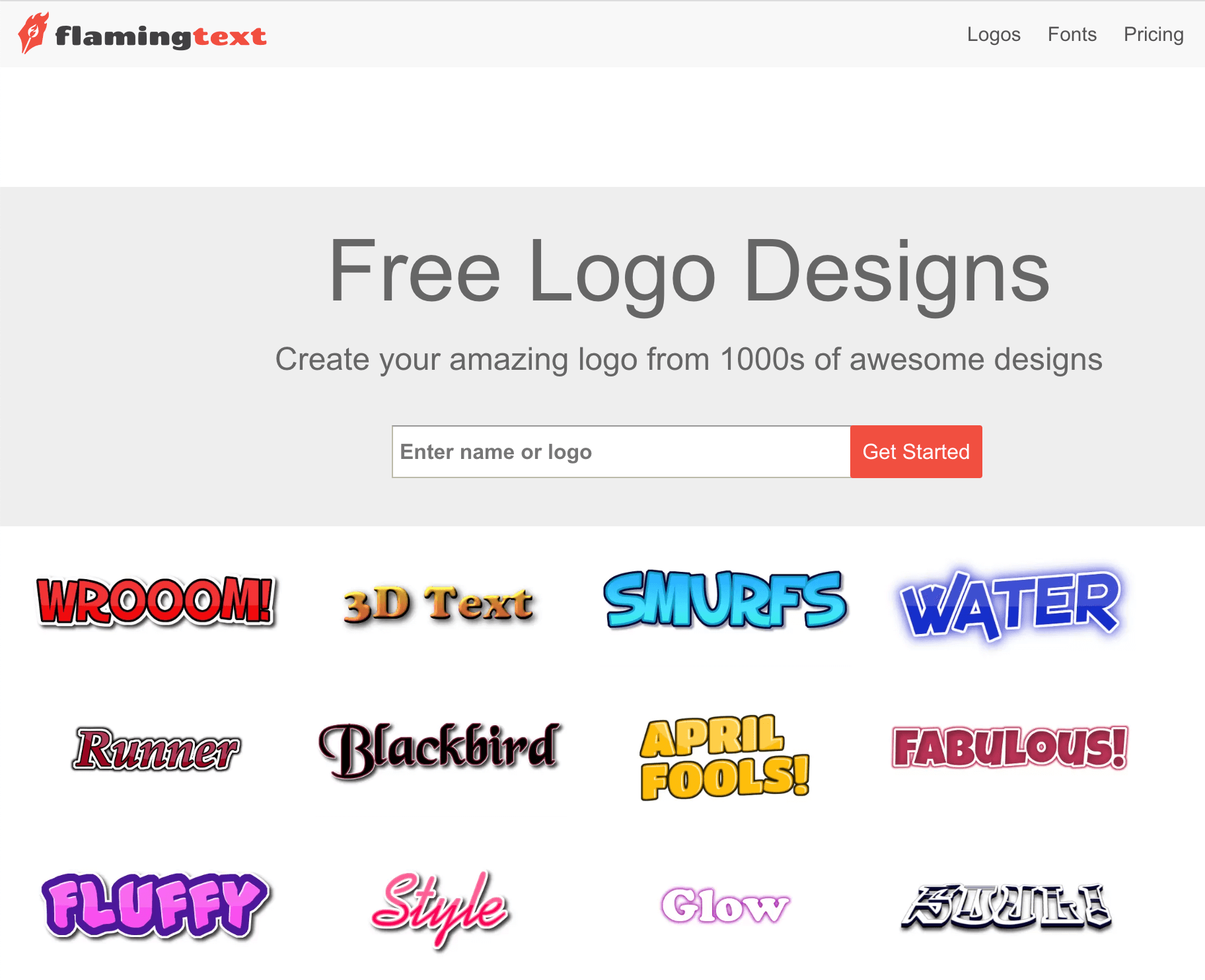 Flamingtext 文字藝術師線上工具，免費特殊文字字體特效產生器 - 科技兔