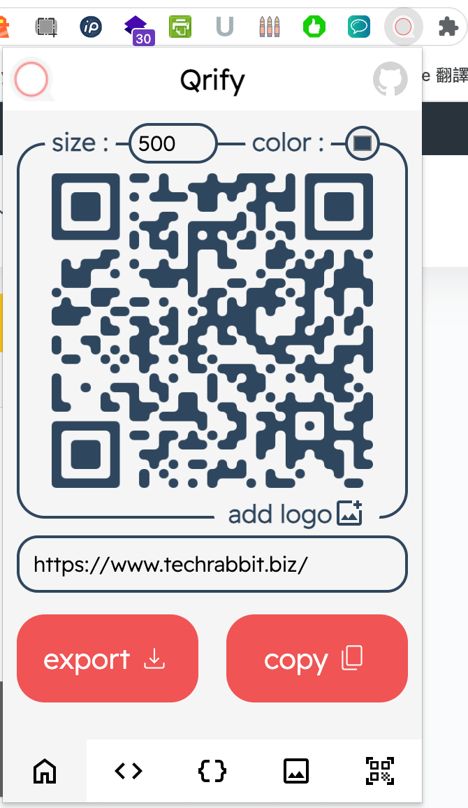 Qrify 快速將網頁網址轉成 QR Code 掃描條碼，文字也可轉！ - 科技兔