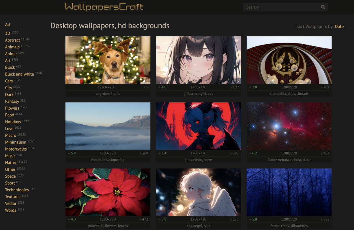 WallpapersCraft 高畫質手機電腦桌布免費下載，適合各種裝置尺寸 - 科技兔