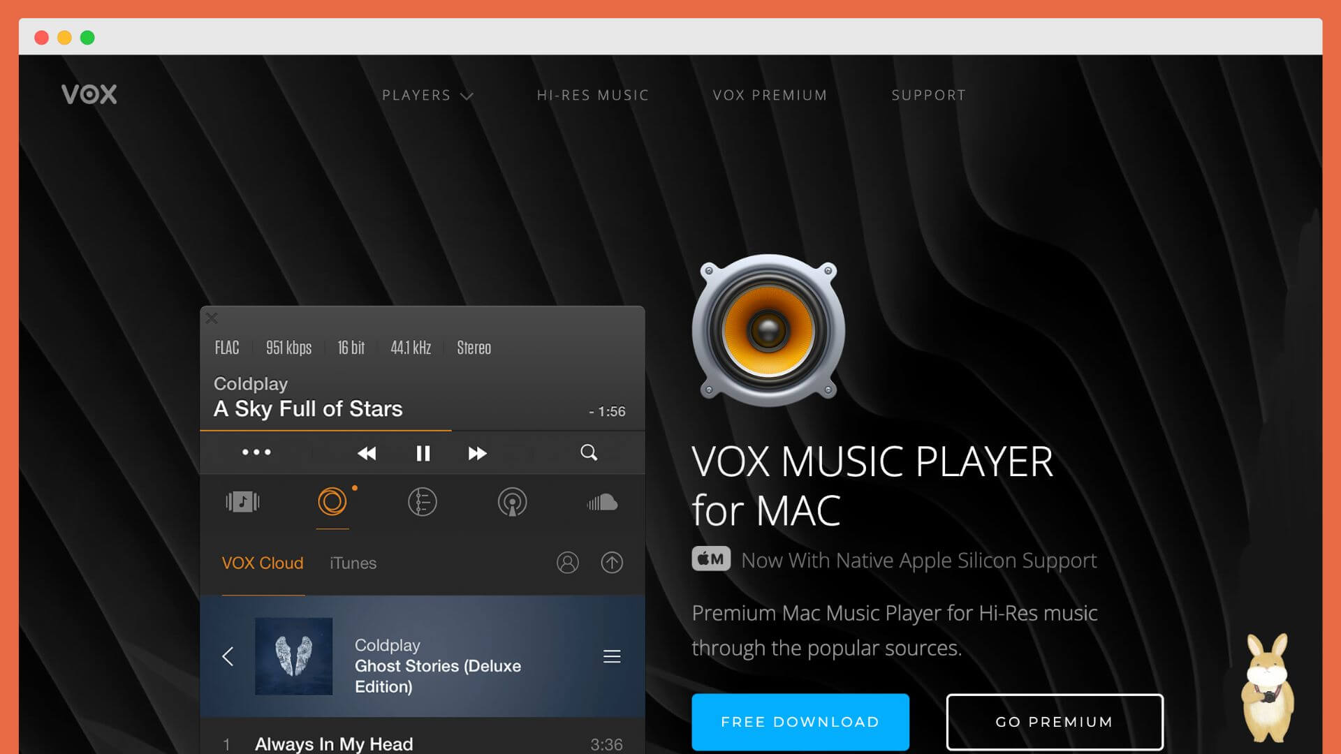 Vox Music Player 免費 MAC 音樂播放器，可自訂播放列表跟精選歌單 - 科技兔
