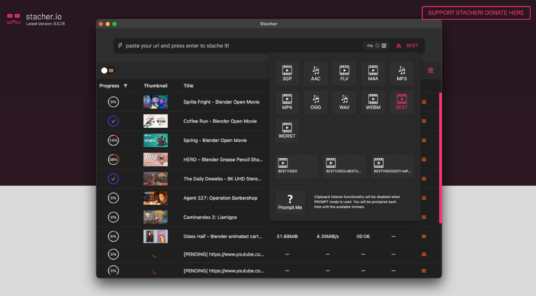 Stacher 超強網路影片下載軟體，Youtube、臉書、IG都支援（Mac,Windows） - 科技兔